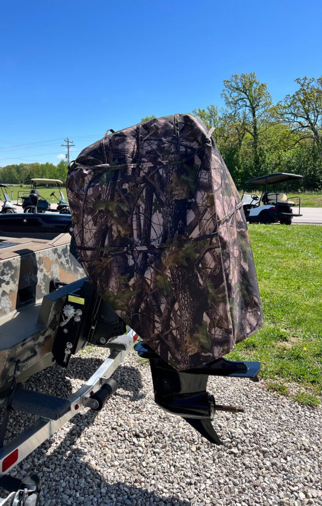 Bust'em Camo Motor Covers - Bust'Em Boat Works & Powersports