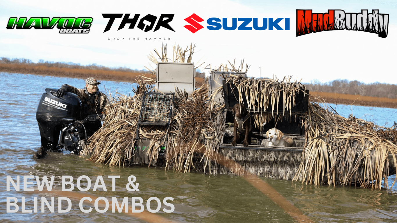Bust'Em Boat Works - Custom Fit Duck Hunting Boat Blinds & Boat Sales